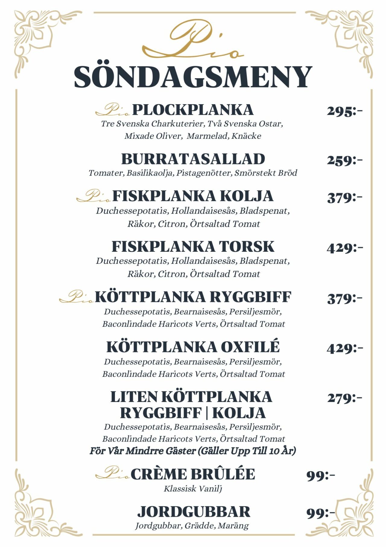 Forsen på Pio | Pio Restaurang & Bar i Halmstad